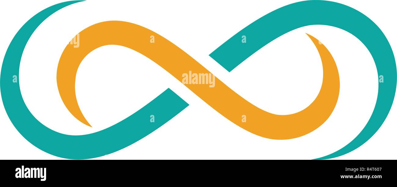 Infinity Design Vector icon illustration Logo template design Stock ...