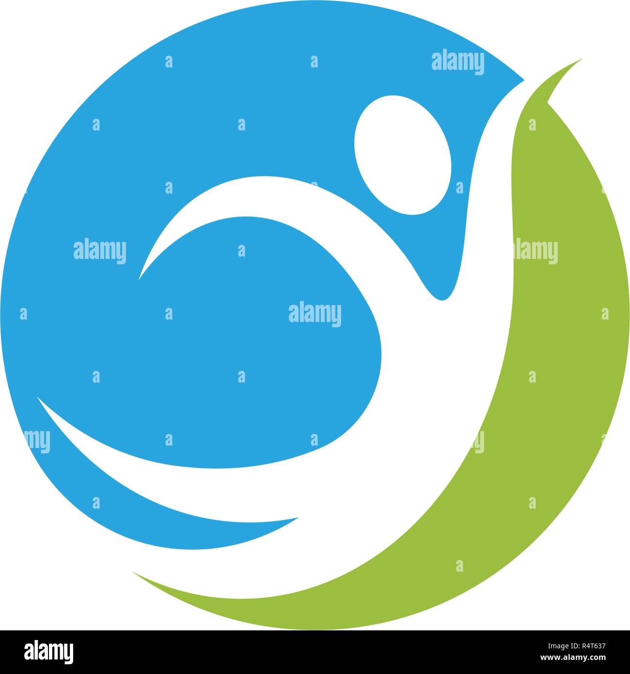 Healthy Logo Template Stock Vector Image & Art - Alamy