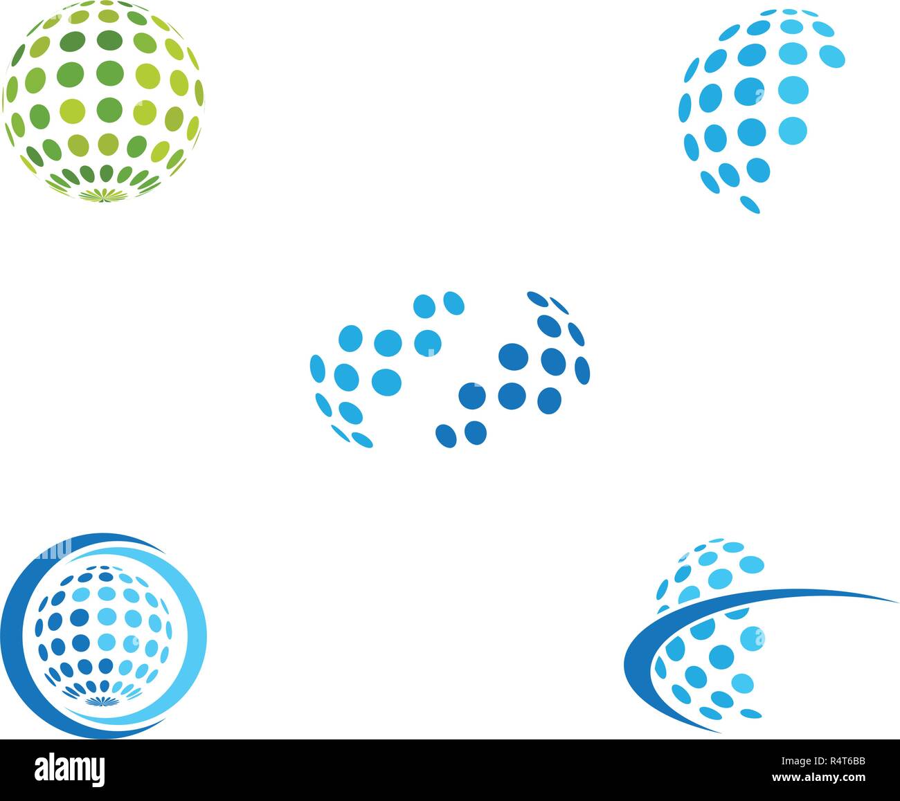 Wire World Logo Template vector illustration Stock Vector Image & Art ...