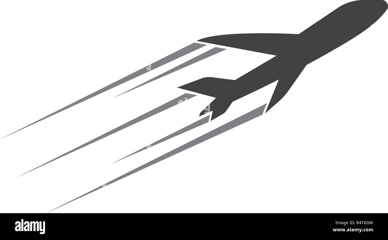 Airplane speed Stock Vector Images - Alamy