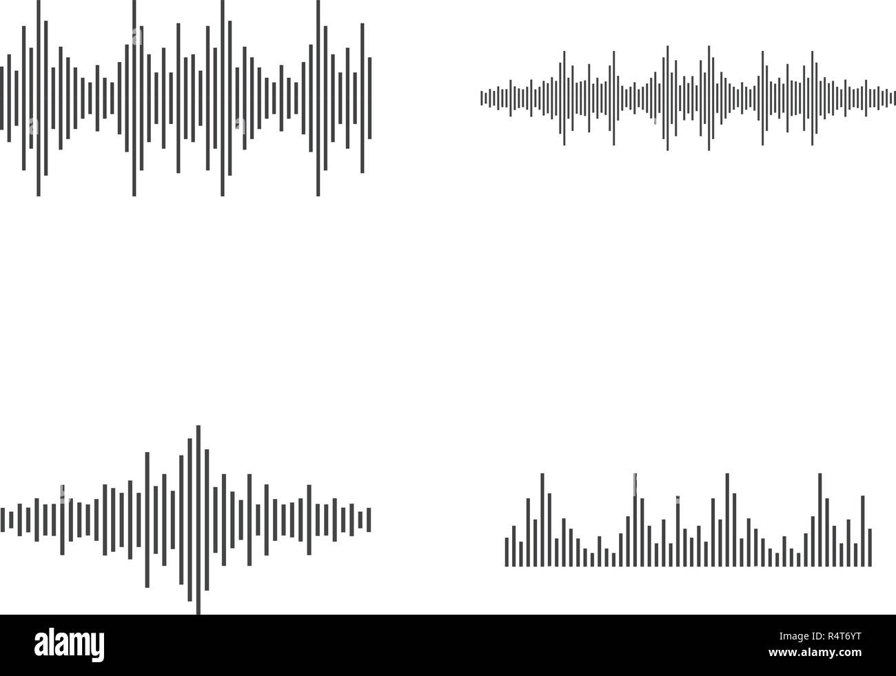 Sound waves vector illustration design template Stock Vector Image ...