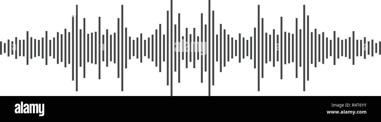 Sound waves vector illustration design template Stock Vector Image ...