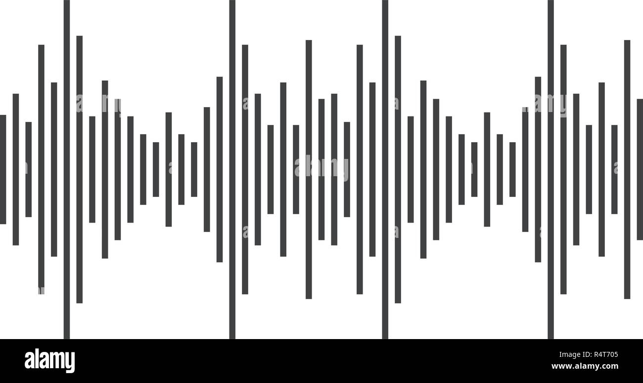 Sound waves vector illustration design template Stock Vector Image ...