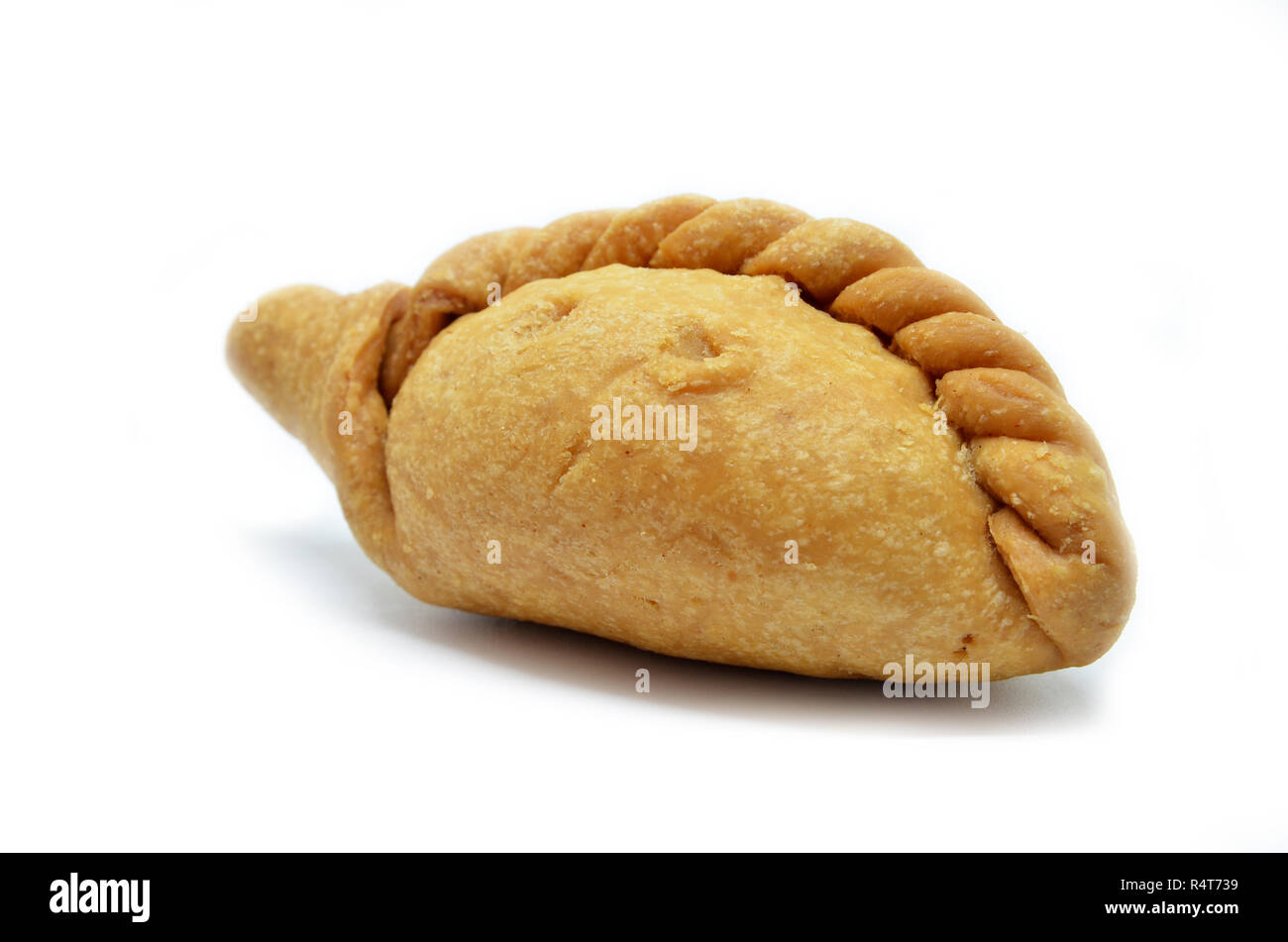 Curry puff isolated on white background Stock Photo - Alamy
