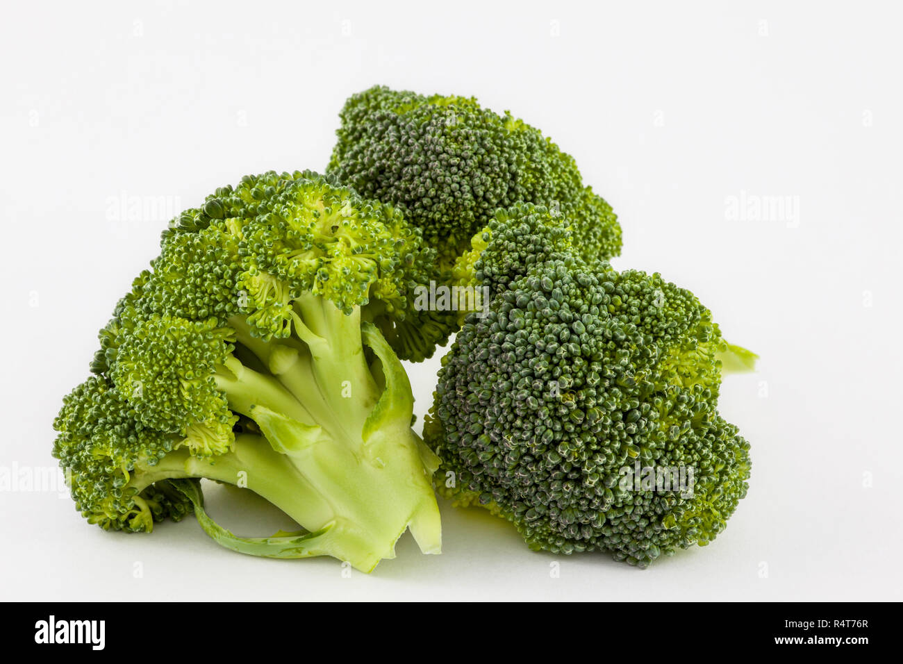 Broccoli (Brassica oleracea) isolated Stock Photo - Alamy