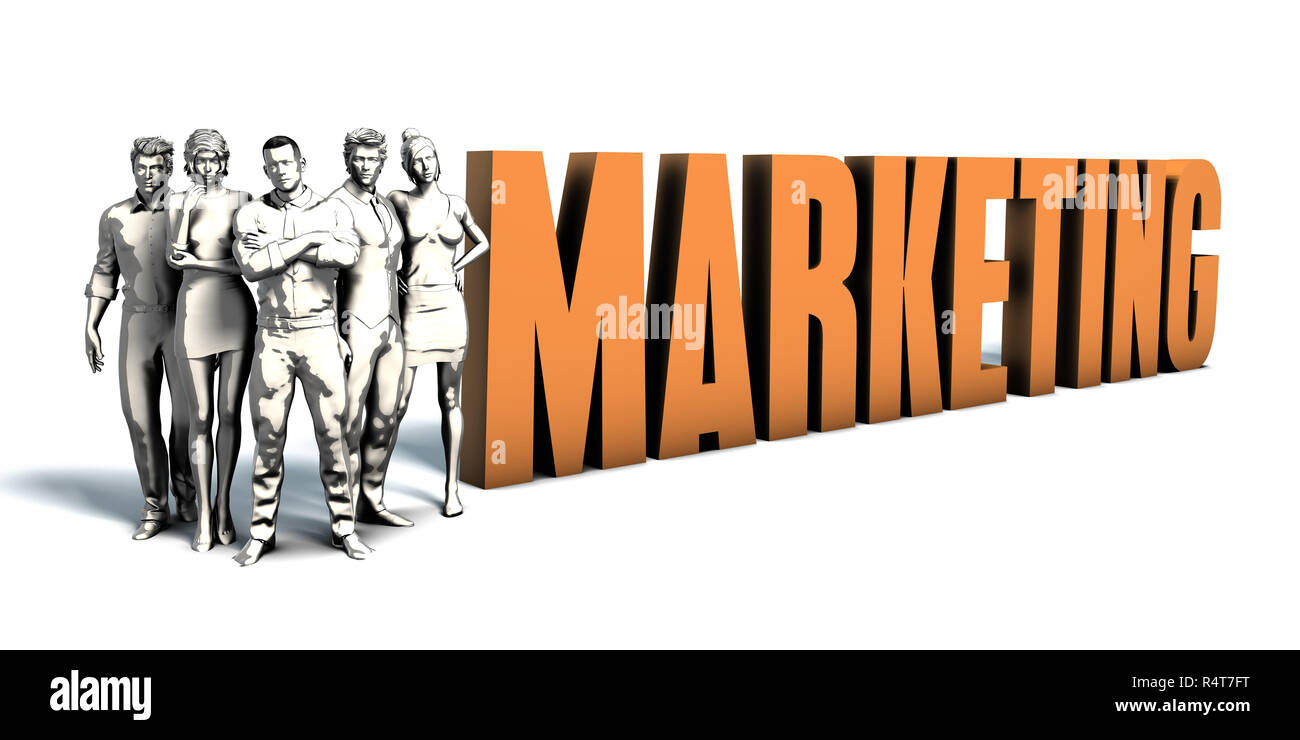 Business People Marketing Art Stock Photo - Alamy
