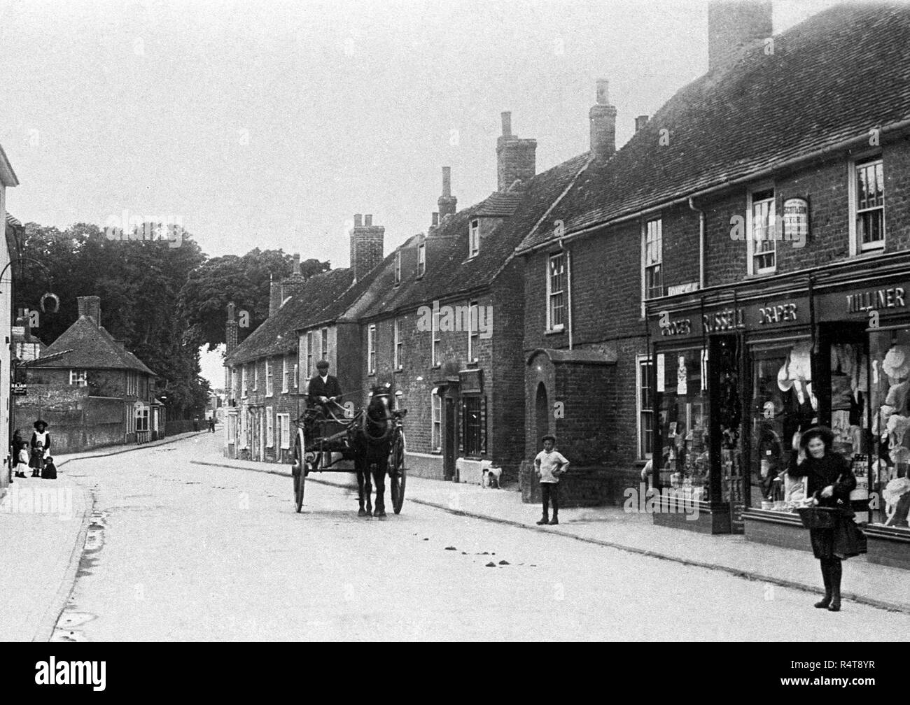 High Street, Lydd early 1900s Stock Photo - Alamy