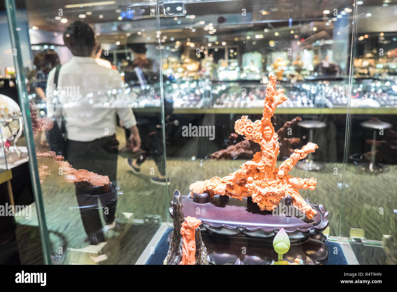 coral,Exclusive,elite,souvenir,gift,shop,at,top,of,observatory,tower ...