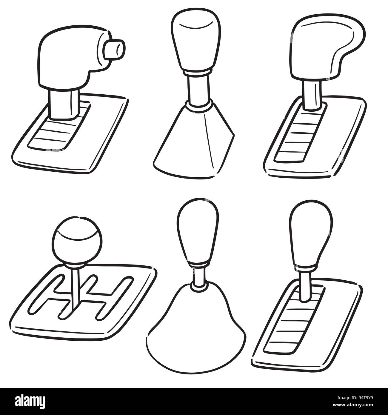 vector set of car transmission Stock Vector Image & Art - Alamy