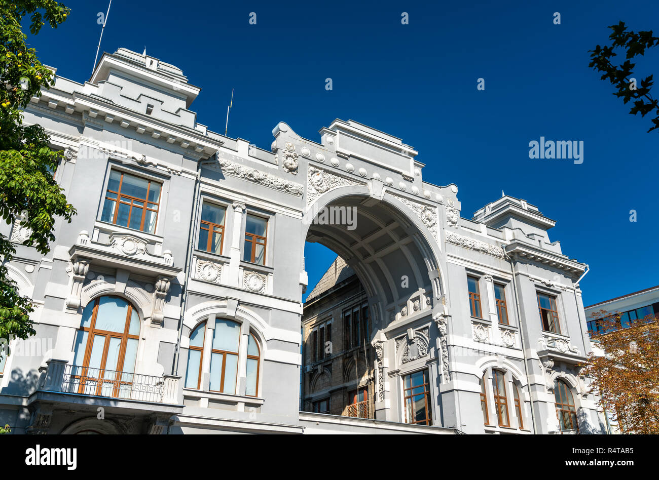 Historic building in the city centre of Simferopol, Crimea Stock Photo ...