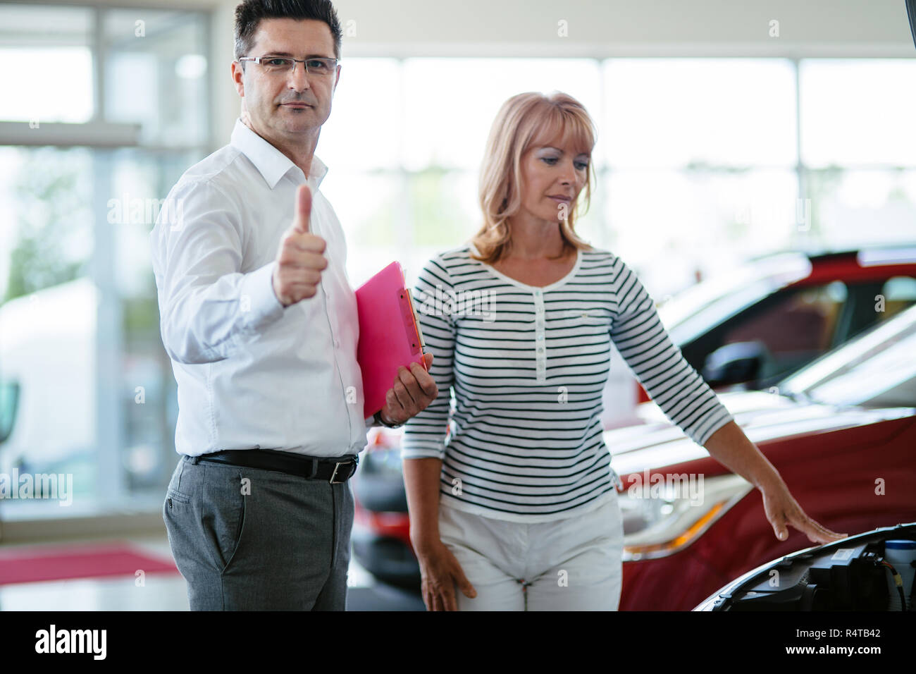 auto business, car sale, consumerism and people concept Stock Photo - Alamy