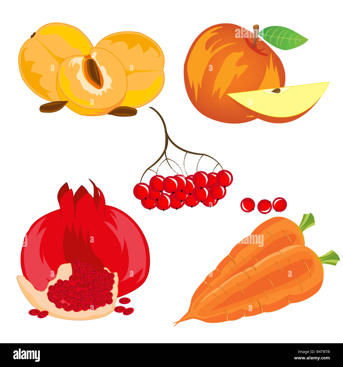Fruits vegetables and berry Stock Photo - Alamy