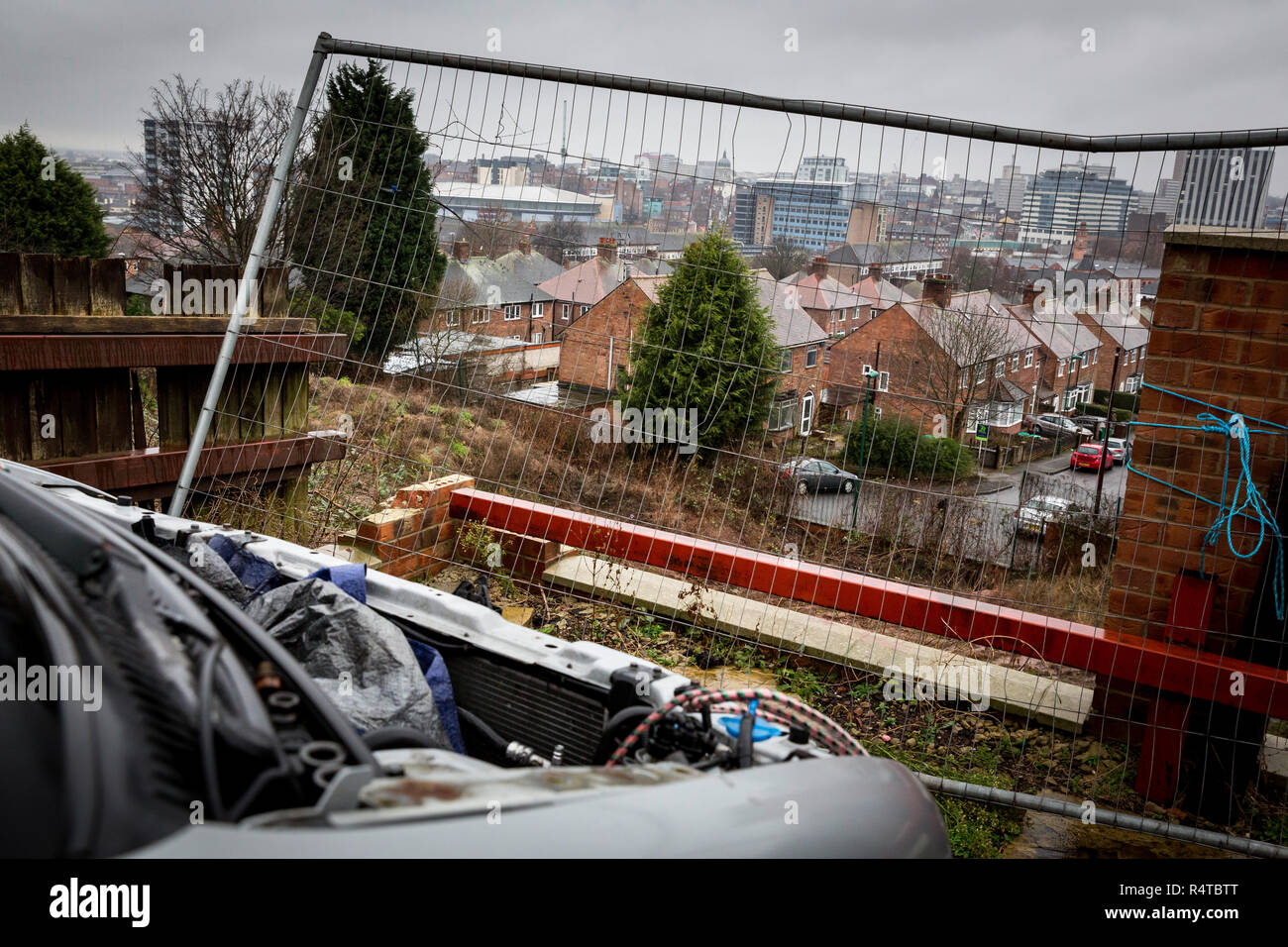 Street scenes in Nottingham, referred to as poorhouse, poorest city in ...