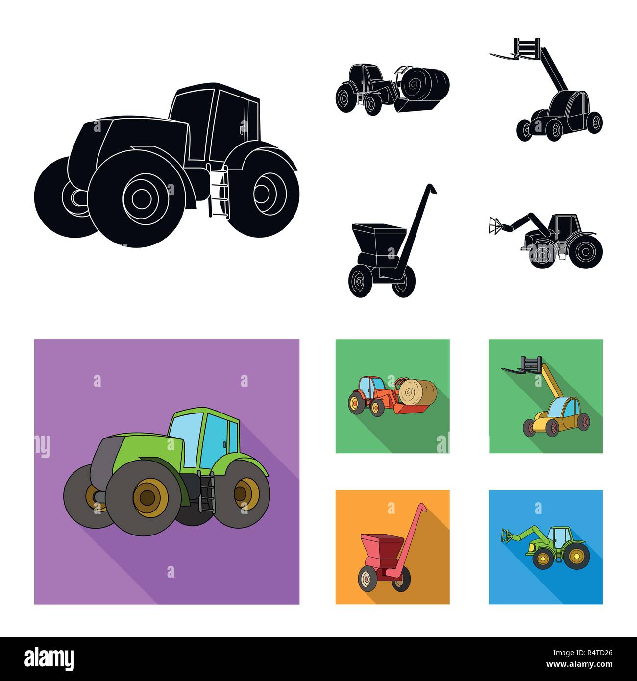 Hay loader Cut Out Stock Images & Pictures - Alamy