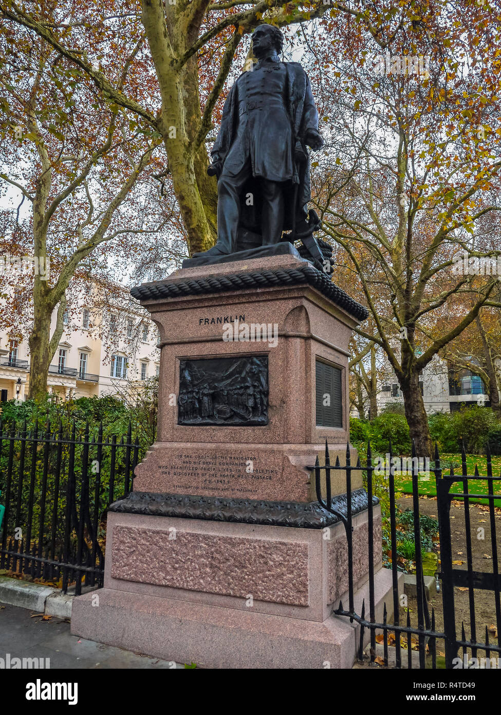 Statue of sir john franklin hi-res stock photography and images - Alamy
