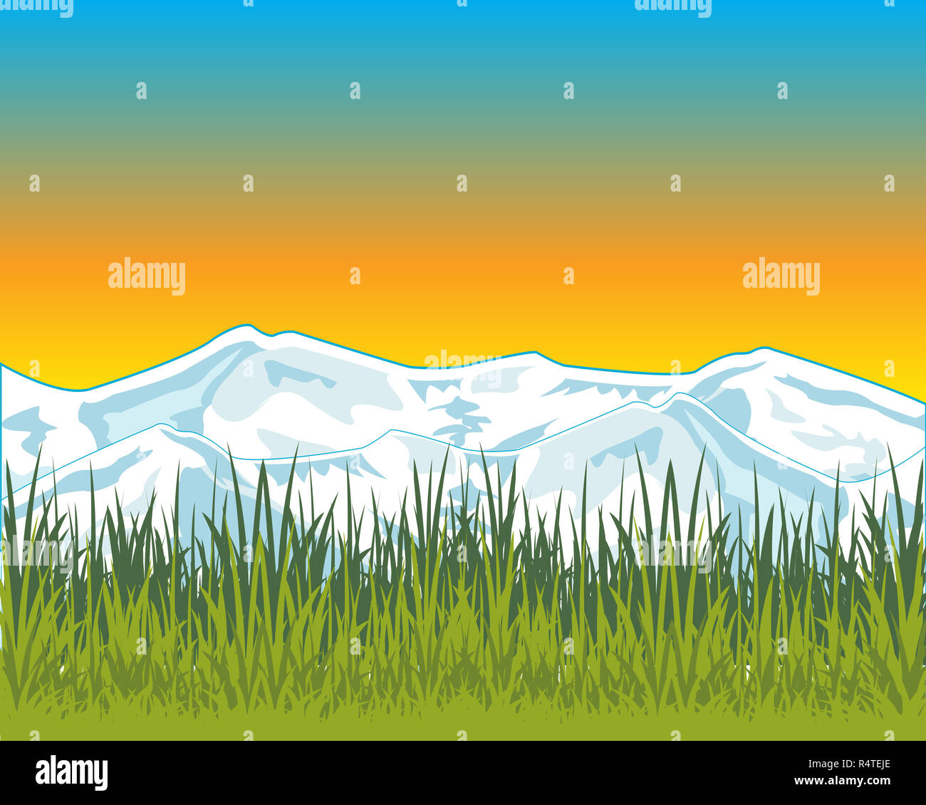 Beautiful dawning on nature Stock Photo - Alamy