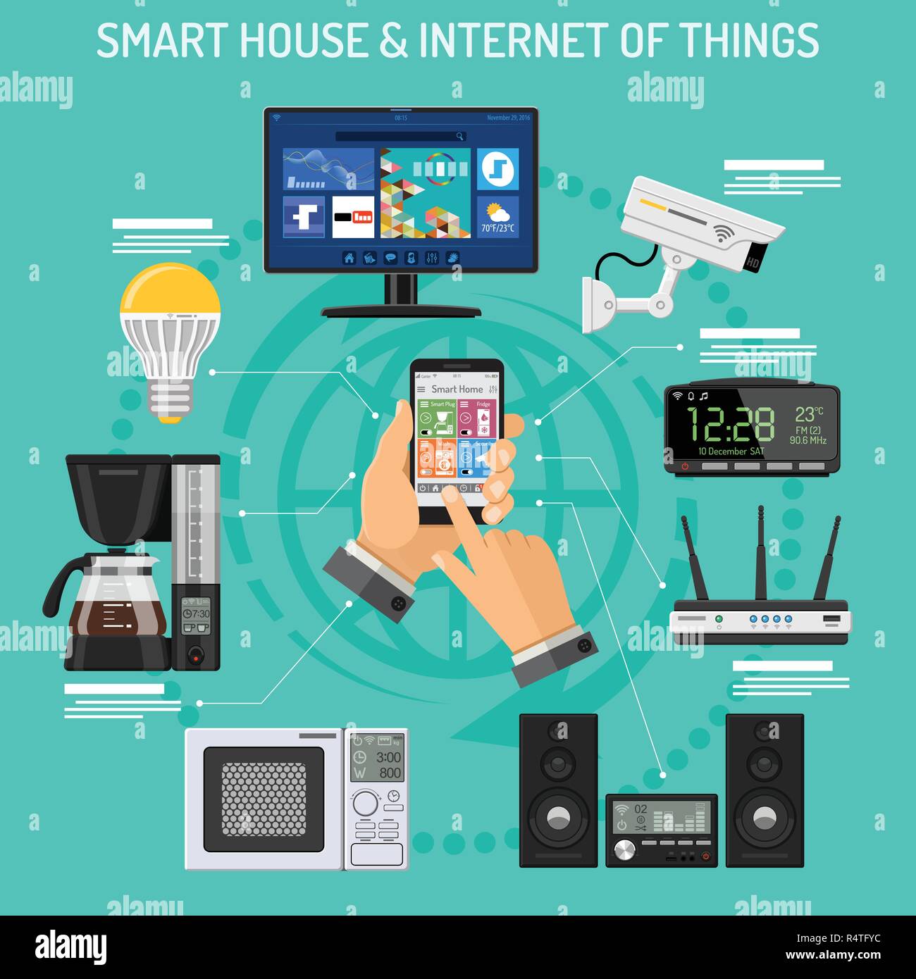 Man wifi router Stock Vector Images - Alamy