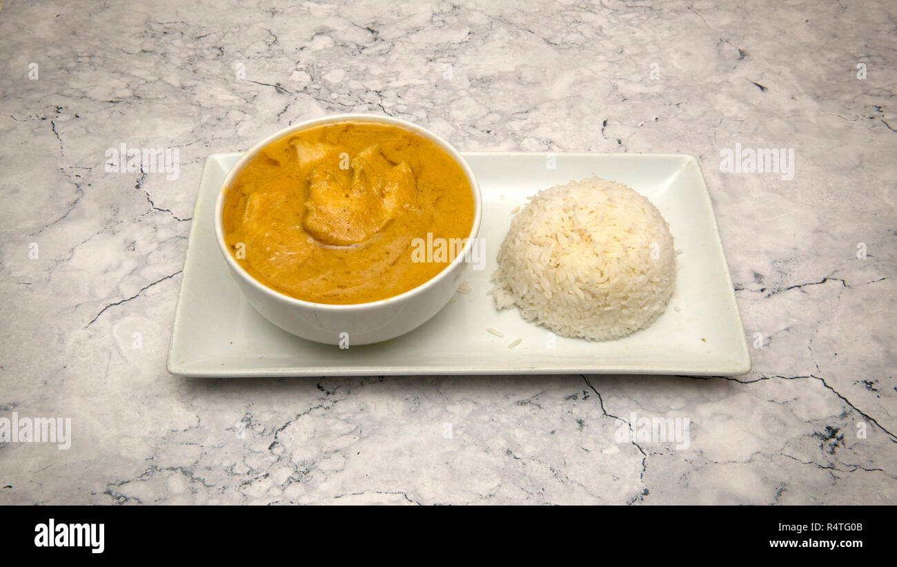 Oriental food, chicken kari Stock Photo - Alamy