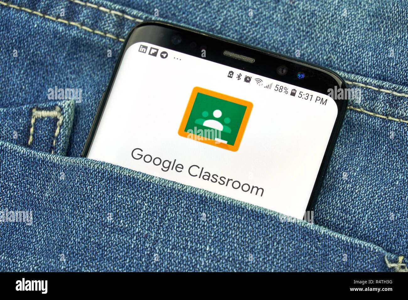 Google classroom icon hi-res stock photography and images - Alamy