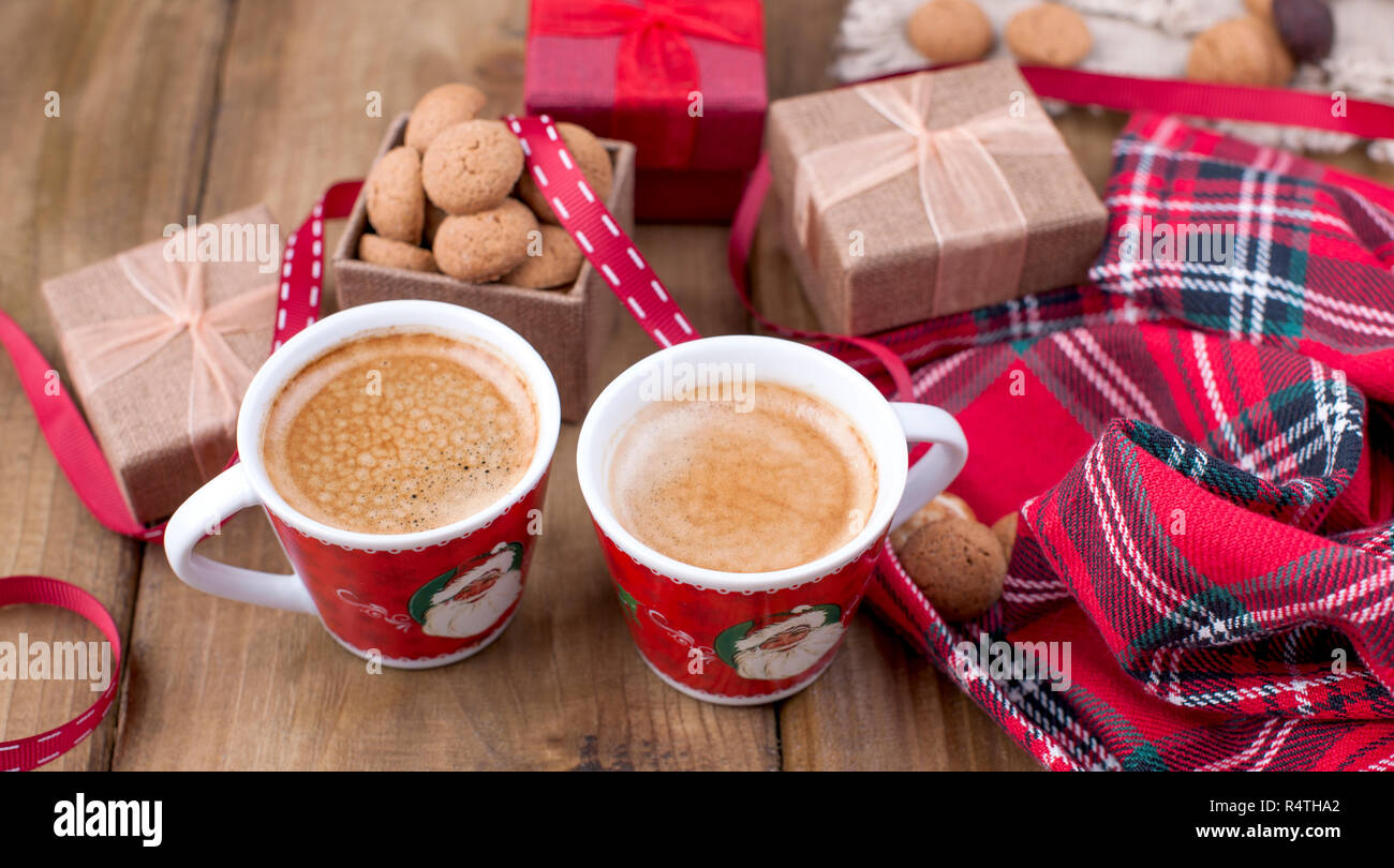 St. Nicolas day concept. Dutch holiday Sinterklaas, festive breakfast ...