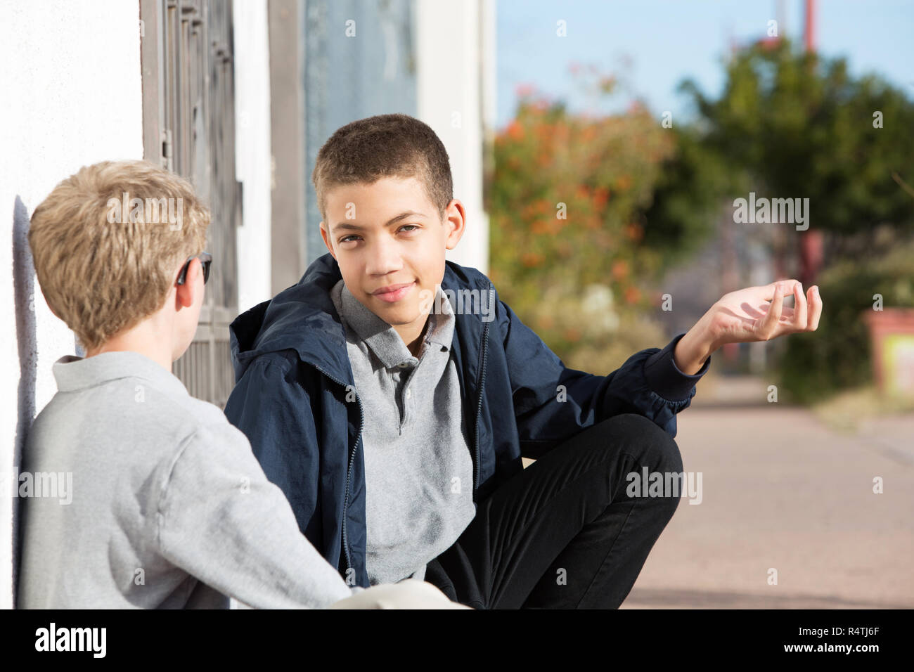 African american male teenager bored hi-res stock photography and ...