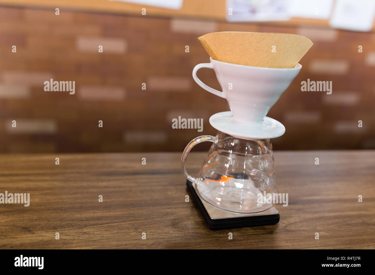 Hand drip coffee Stock Photo - Alamy