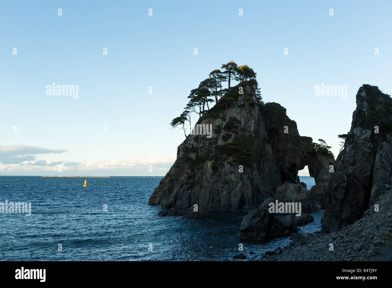 Beautiful view rocky japanese sea hi-res stock photography and images ...