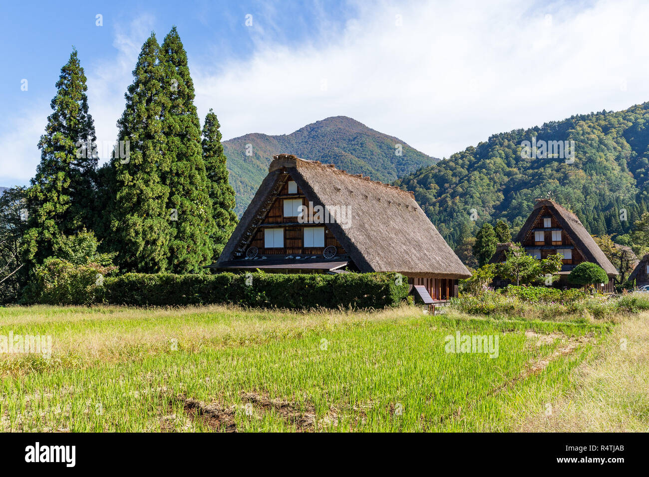 Japanese Gassho style house Stock Photo - Alamy