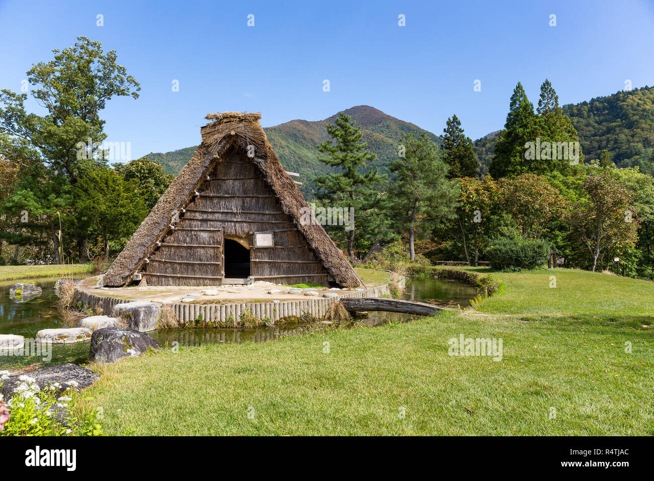 Traditional Japanese Gassho style house in Shirakawa go Stock Photo - Alamy