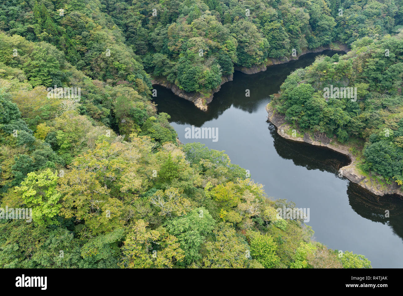 Japanese Valley of Ryujin Stock Photo - Alamy
