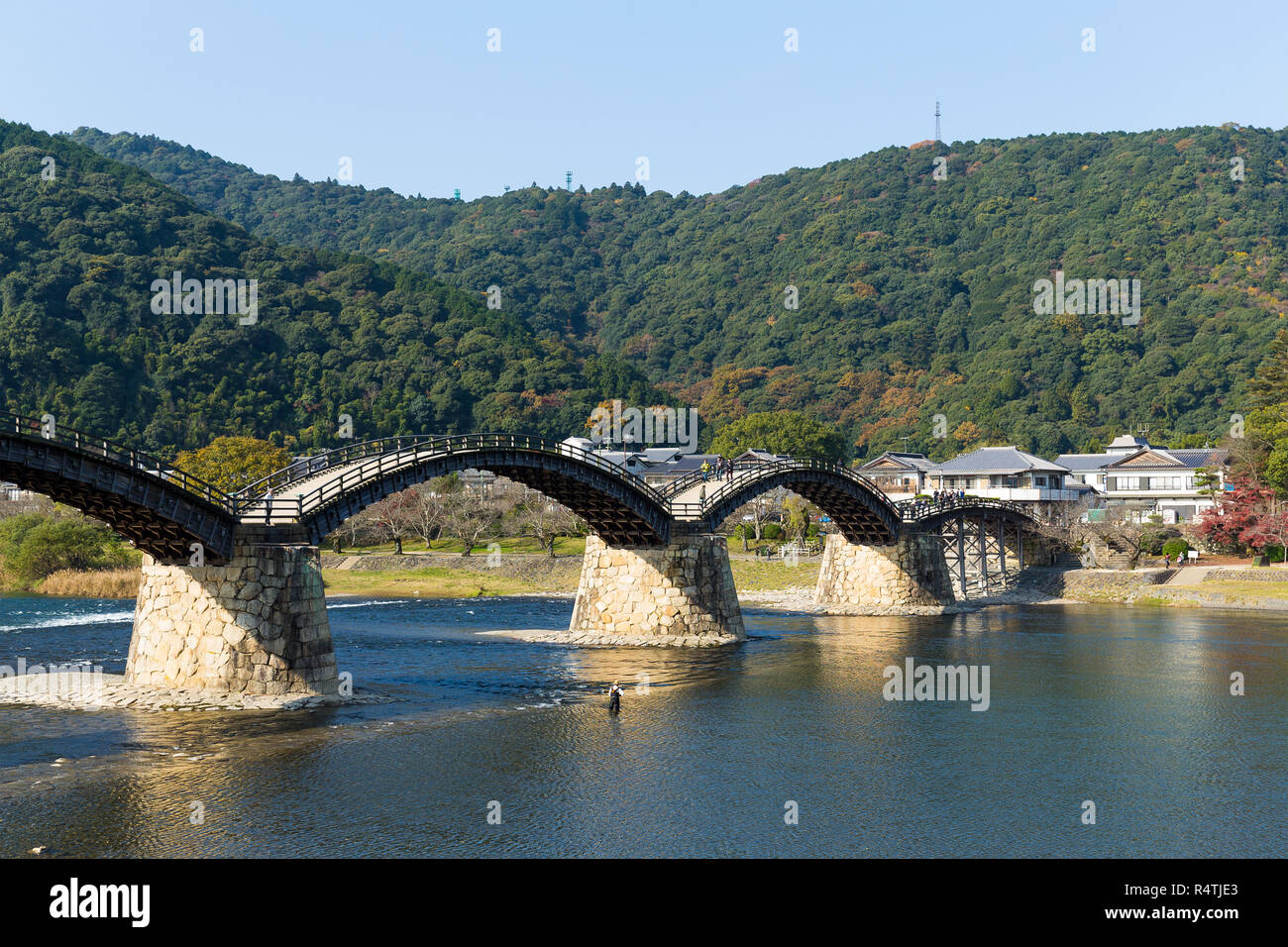 Japanese Kintai Bridge Stock Photo - Alamy