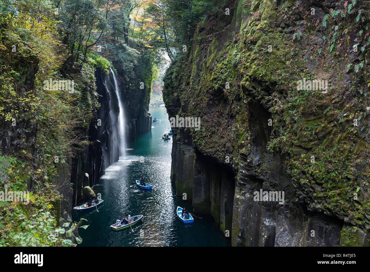 Japanese Takachiho Gorge Stock Photo - Alamy