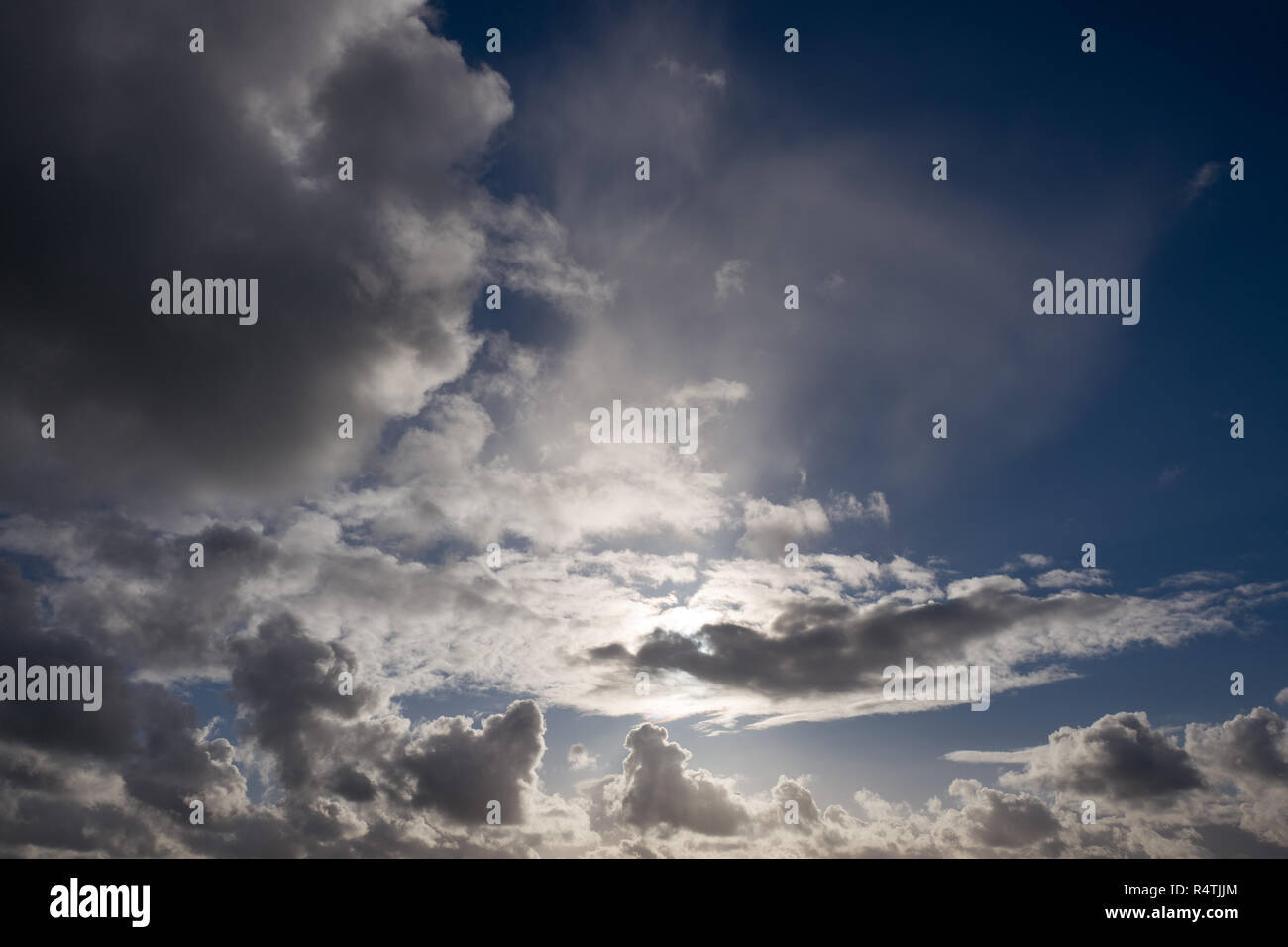 Cloudy sky in the Netherlands Stock Photo - Alamy