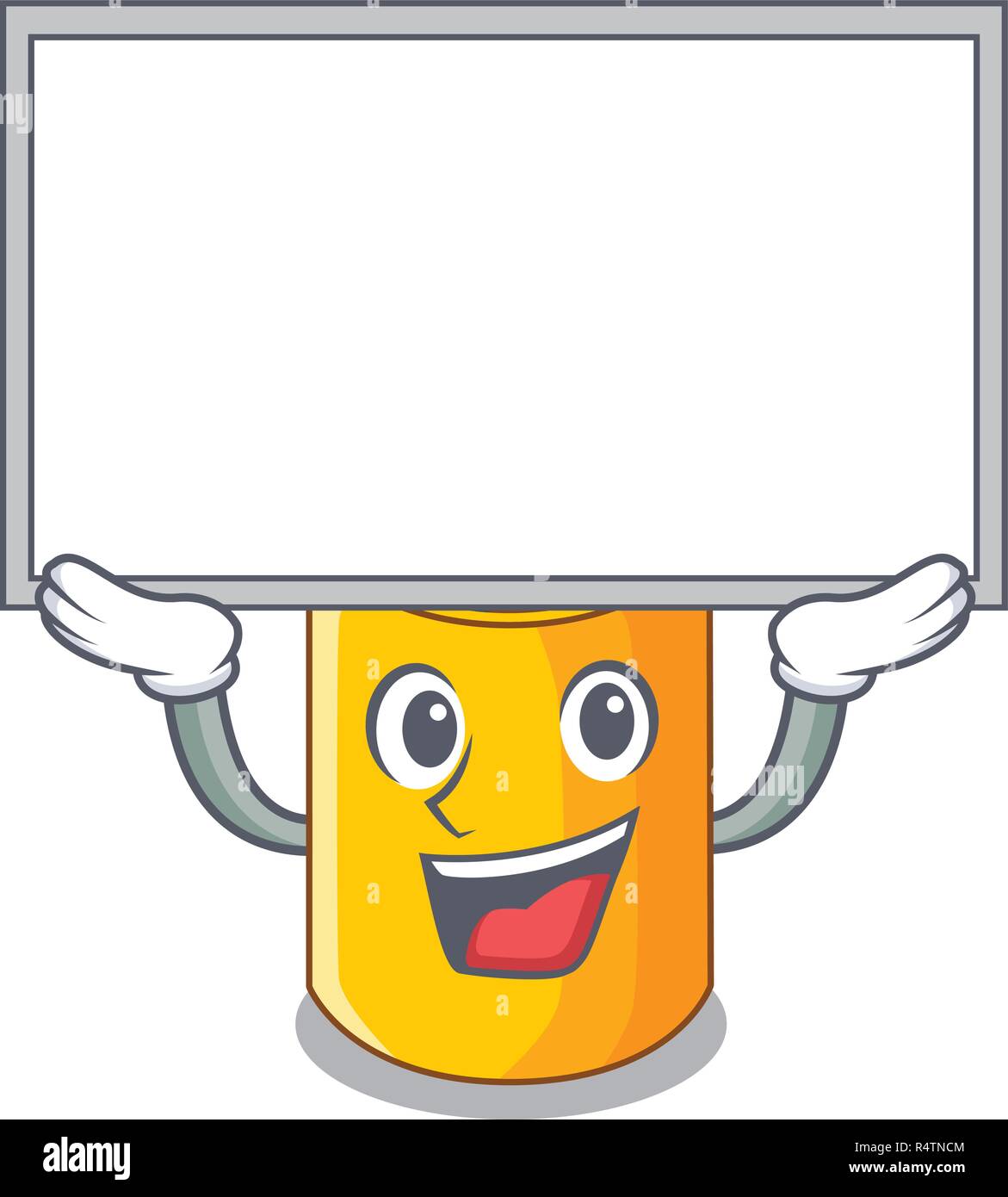 Up board organizer desktop top view with cartoon Stock Vector Image ...