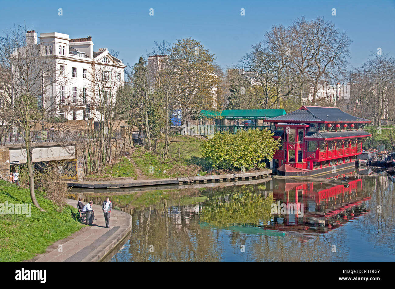 Regents Canal, Feng Shang Chinese Restaurant, London Stock Photo - Alamy