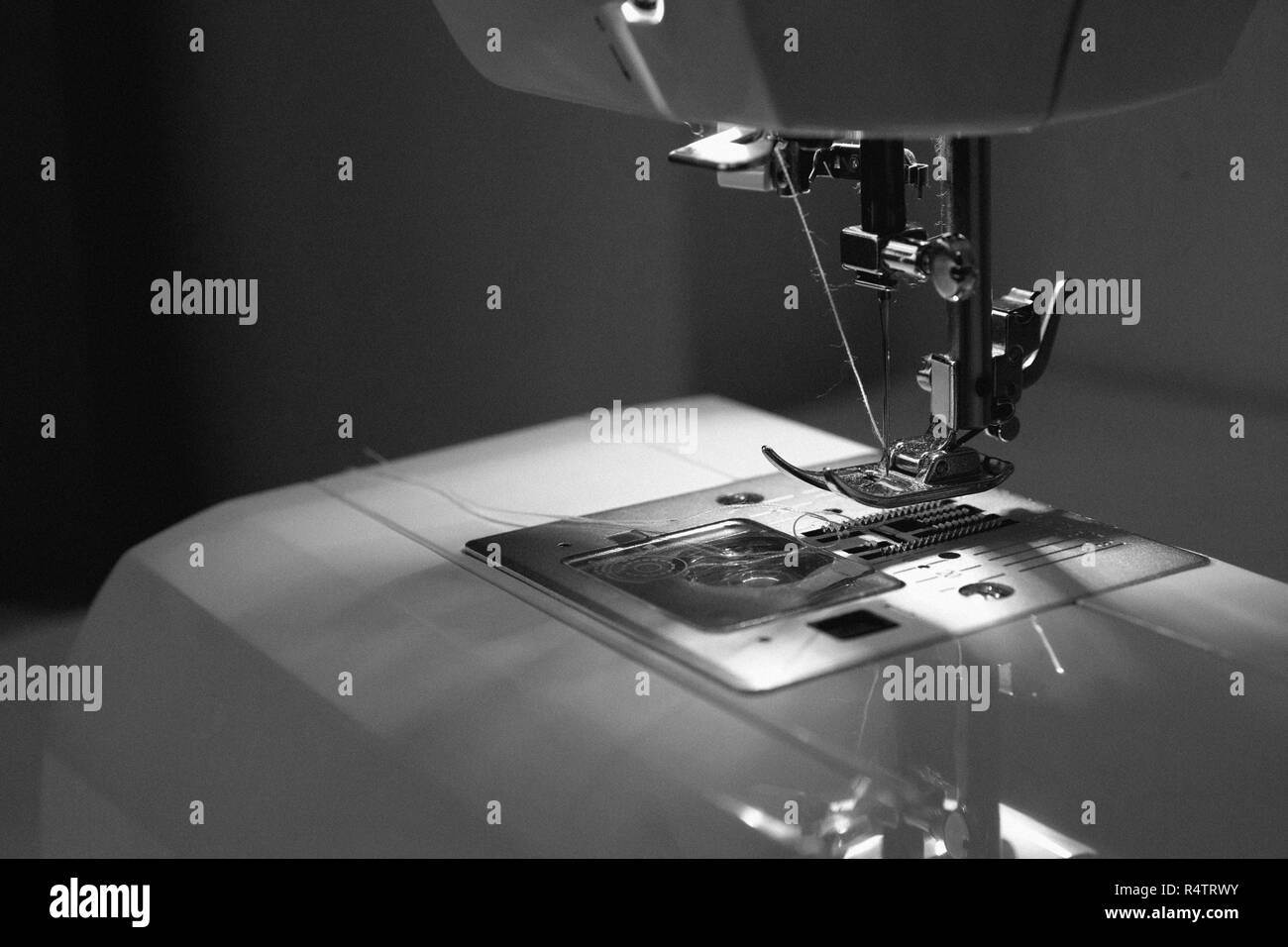 Young woman tailoring in her own small business crafting atelier Stock ...