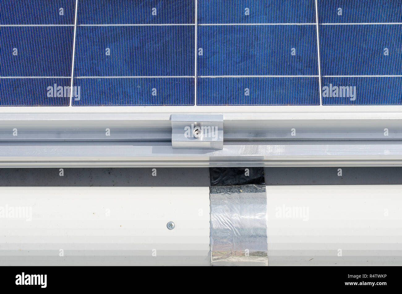 Solar panel and polycrystalline photovoltaic cells Stock Photo - Alamy