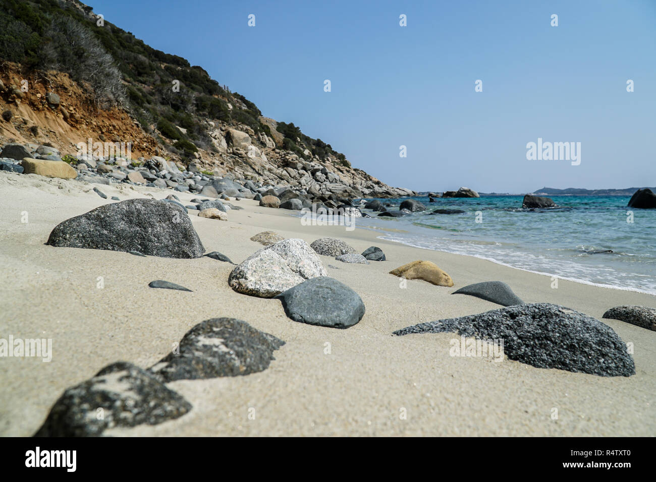 A very hidden beach in Sardinia Italy Stock Photo - Alamy