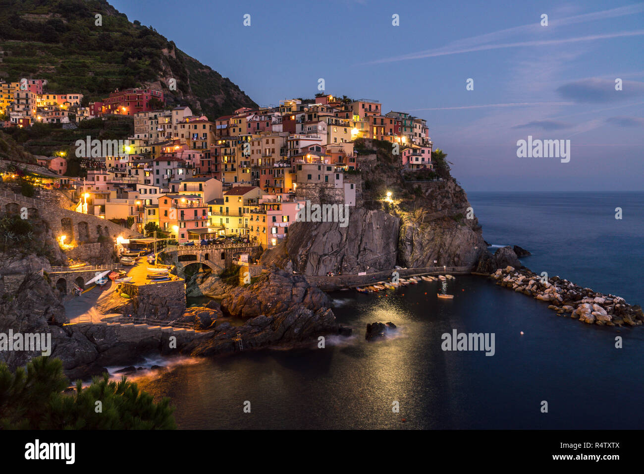Italian City At Night