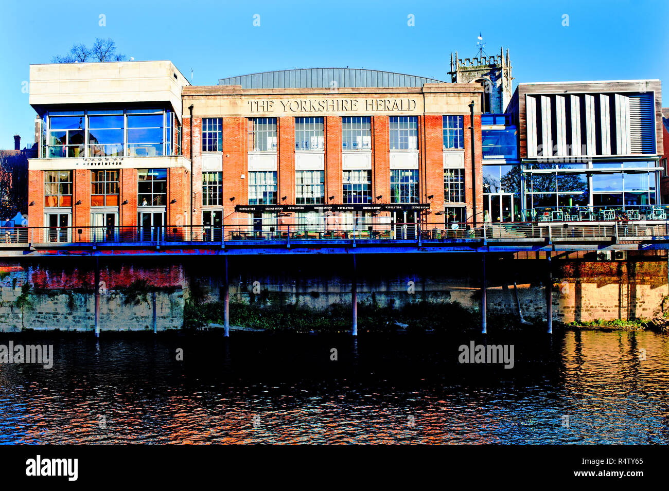 The Yorkshire Herald Building, York, England Stock Photo - Alamy