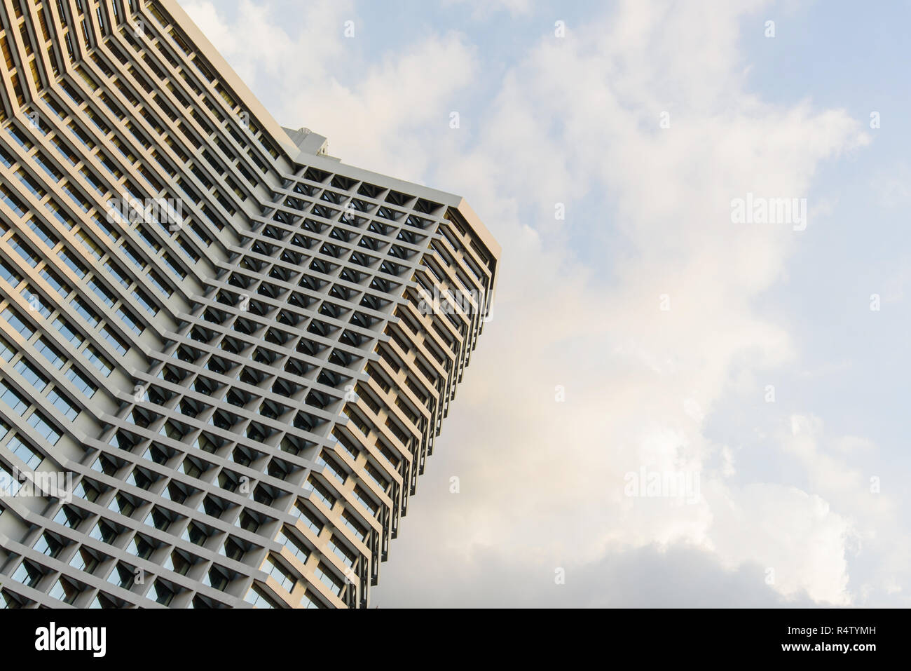 External balcony of high building Stock Photo - Alamy