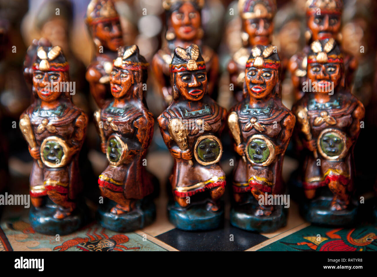 Hamndicraft items of Peru Stock Photo - Alamy