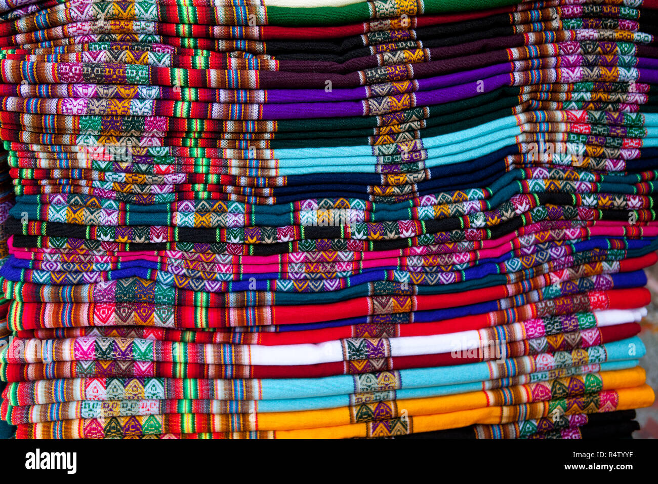 Hamndicraft items of Peru Stock Photo - Alamy