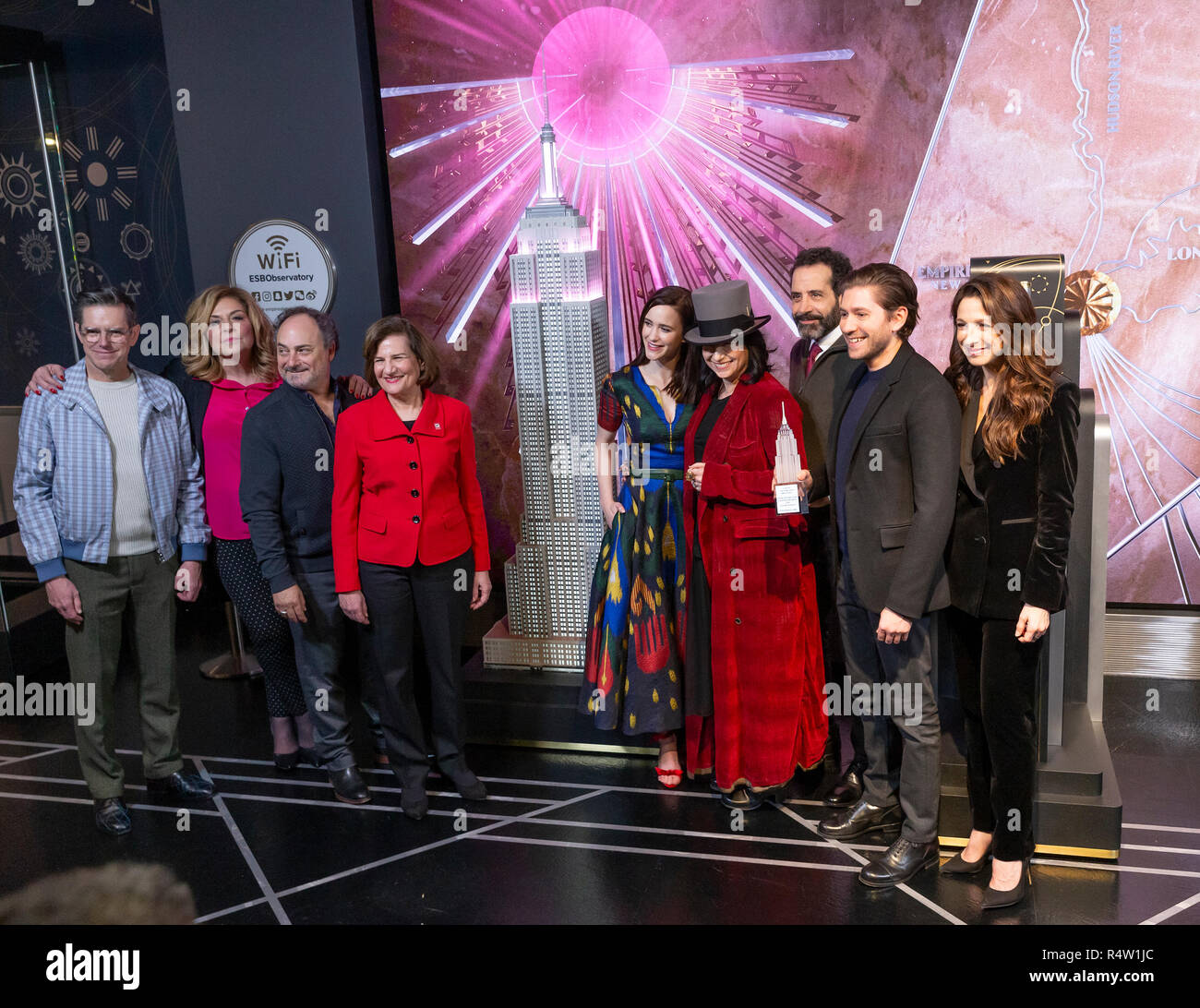 New York, United States. 27th Nov, 2018. Cast & creators of The ...