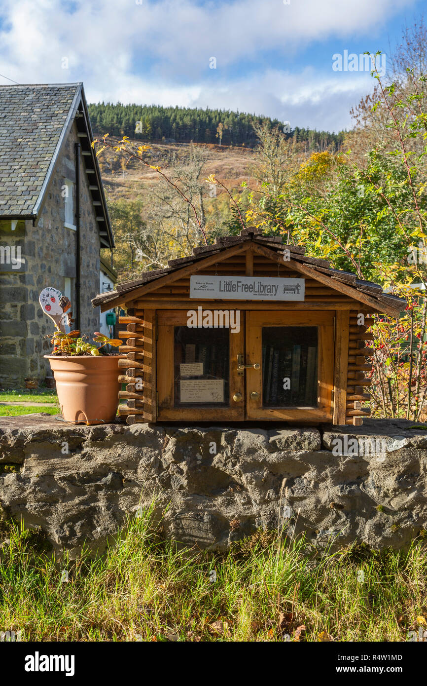 A small village with a great public library hi-res stock photography ...