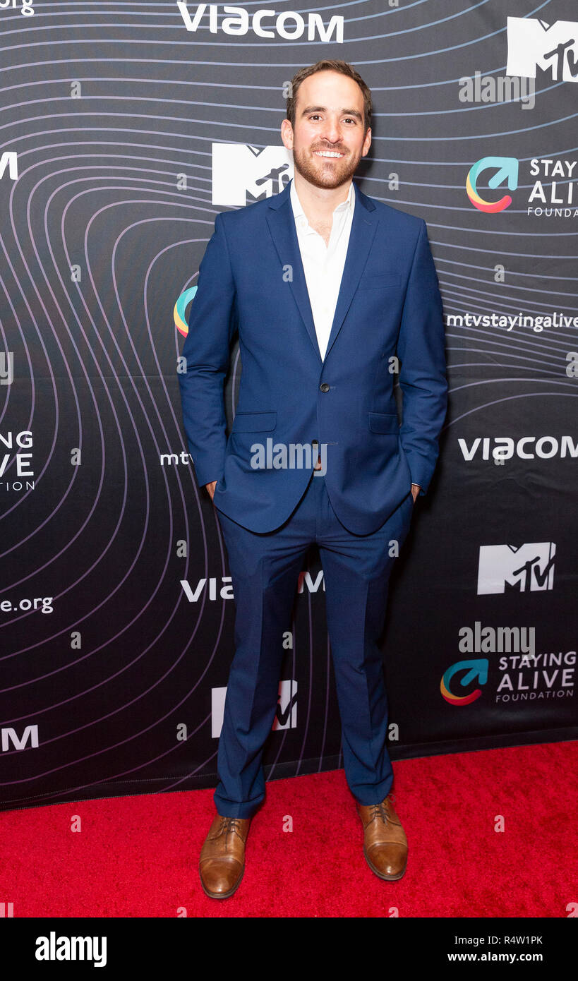 Tyler Spencer attends MTV Staying Alive Foundation Gala at Guastavinoâ ...