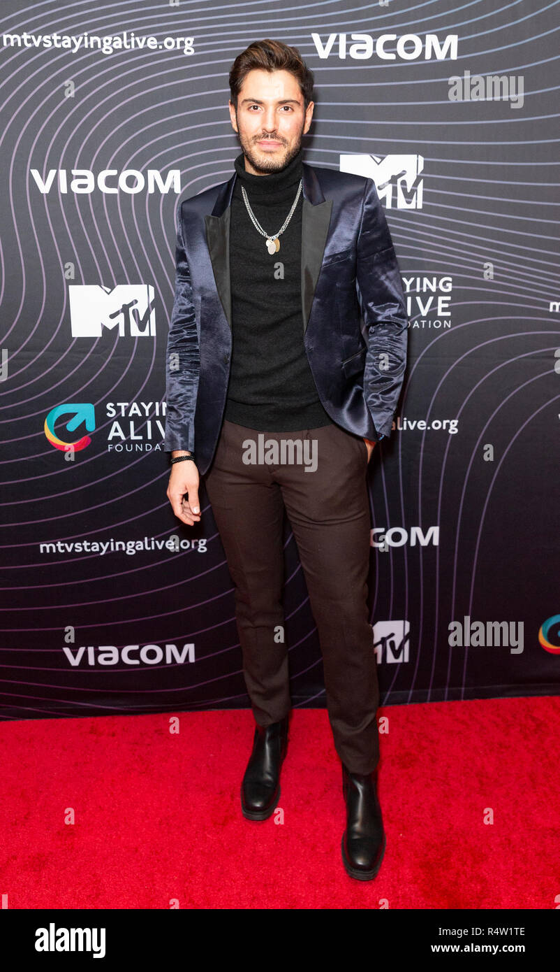 Joey Zauzig attends MTV Staying Alive Foundation Gala at Guastavinoâ€™s ...