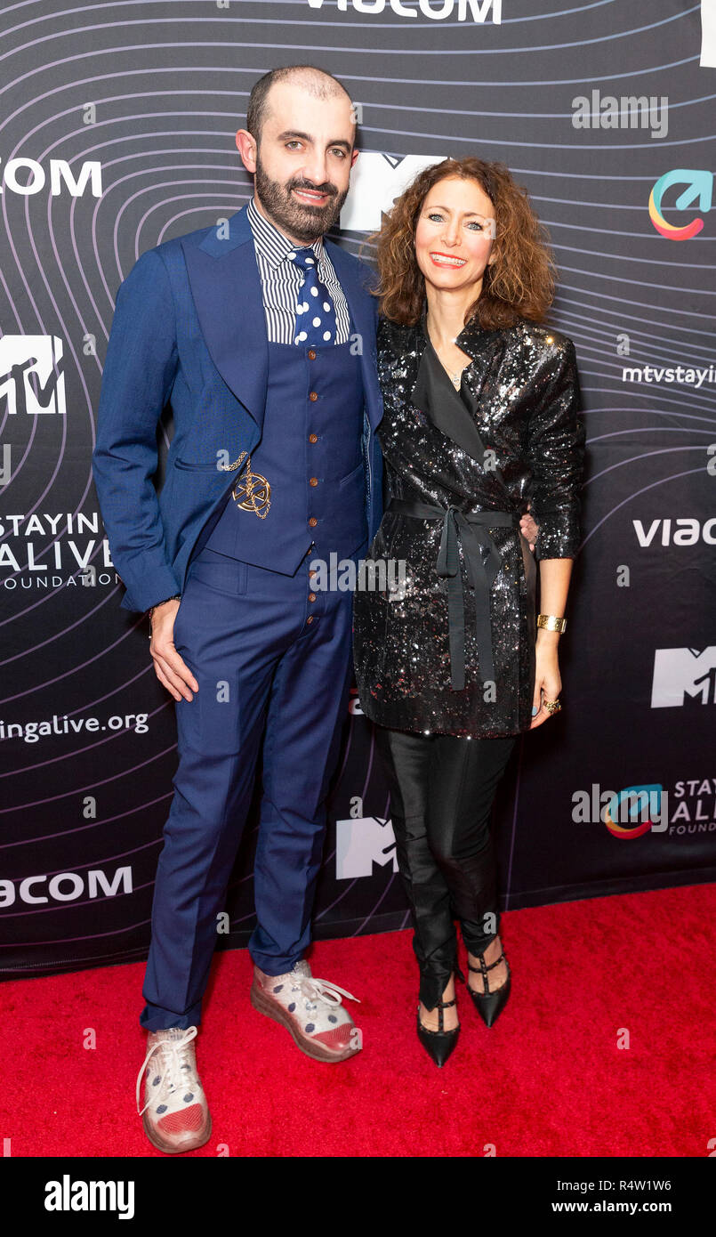 Emilia Barba and Georgia Arnold attend MTV Staying Alive Foundation ...