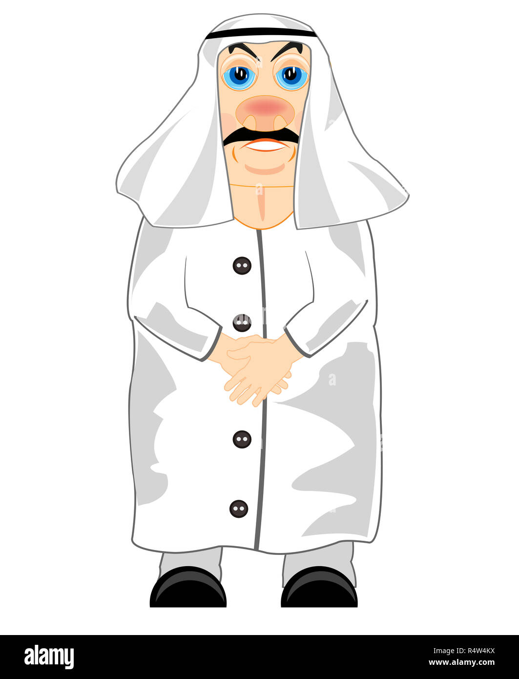 Cartoon men moslem Stock Photo - Alamy