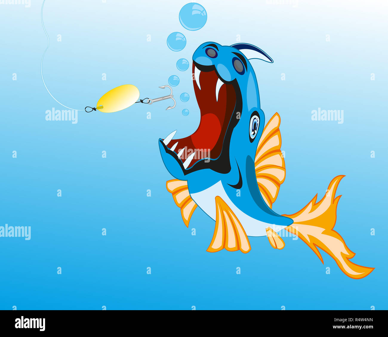 Cartoon bait hi-res stock photography and images - Alamy